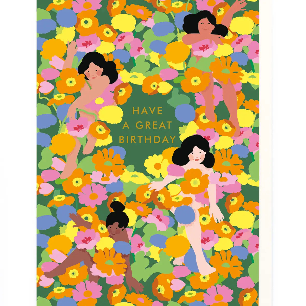 Flower Bed Birthday Card – Previous Homewares